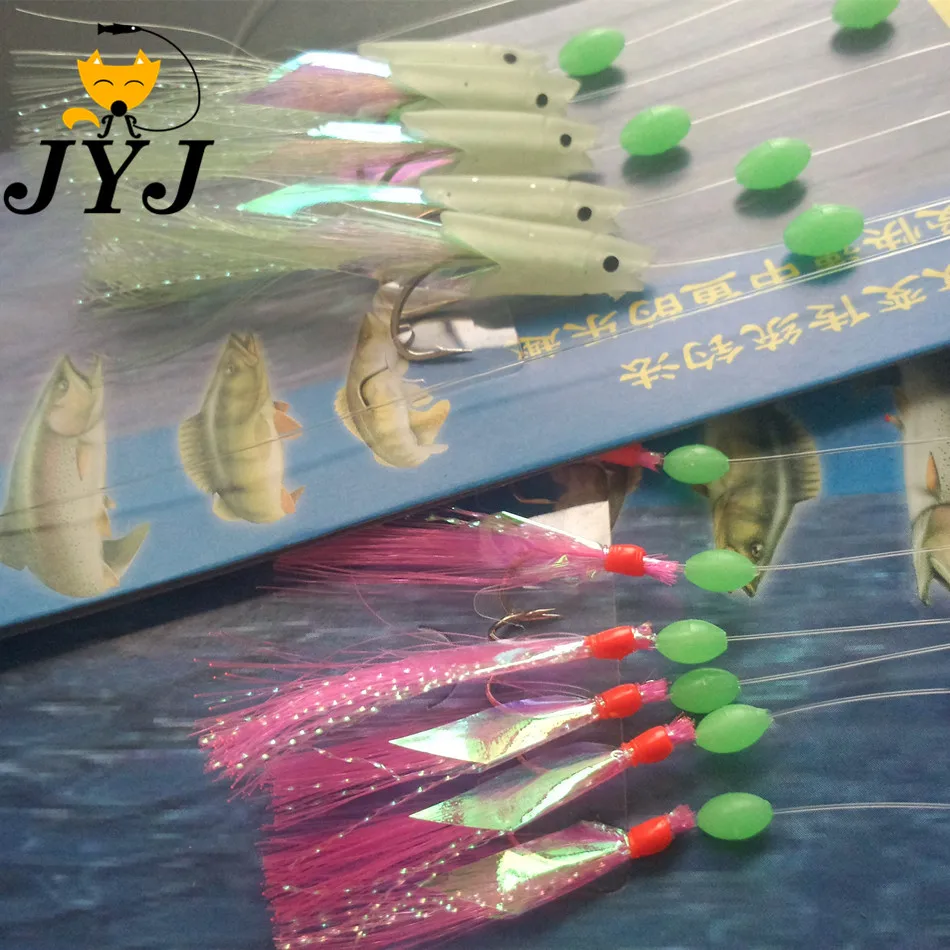 Fishing Feather Hook | Herring Lure | Fishing Lure | Hook Set | Rig ...