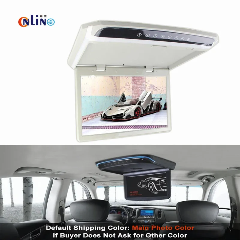 10-1-Inch-Car-Monitor-Roof-Mount-Car-LCD-Color-Monitor-Flip-Down ...