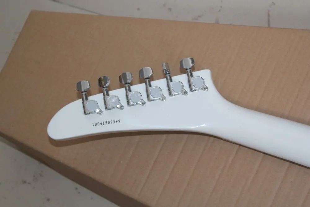 Alpine White Chibson Explorer Electric Guitar Rosewood Fretboard ...