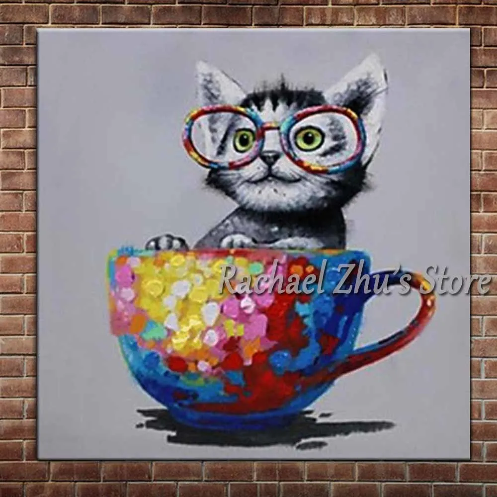Cat Paintings On Canvas