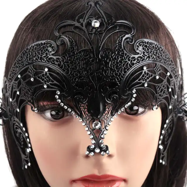 Aliexpress.com : Buy New Metal Party Mask For Woman Fashion Jewelry ...
