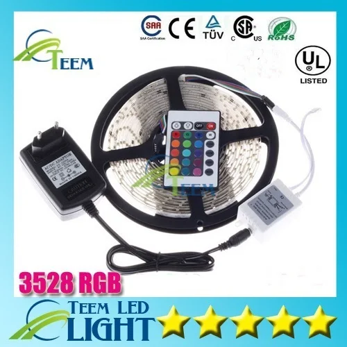 RGB 3528 RGB CW WW Green 5M 300 led lighting Led light Strip Waterproof ...