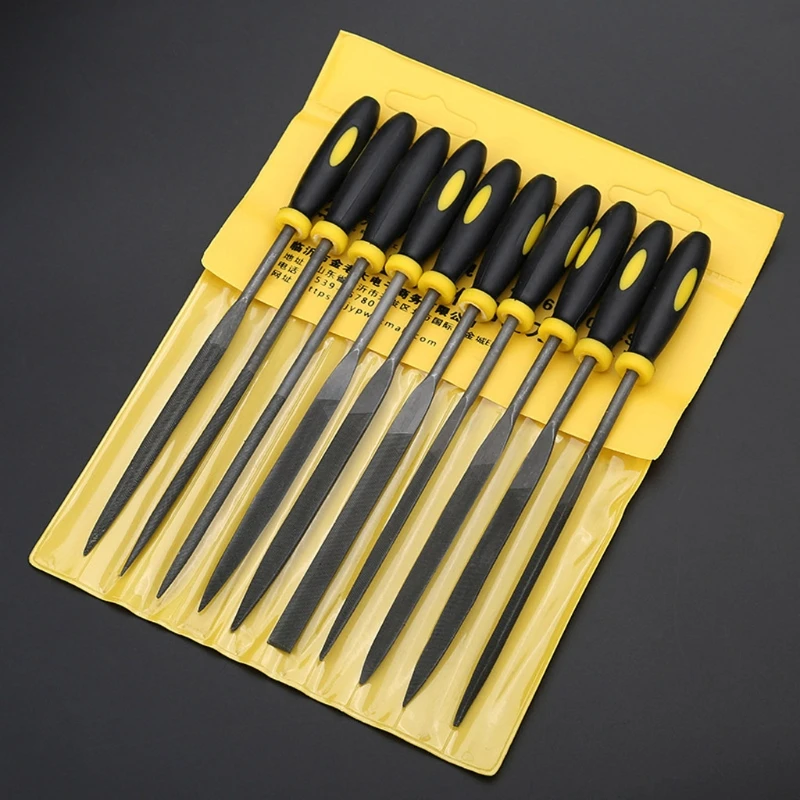 10 Pcs Needle File Set For Jeweler Wood Carving Craft Metal Glass Stone ...