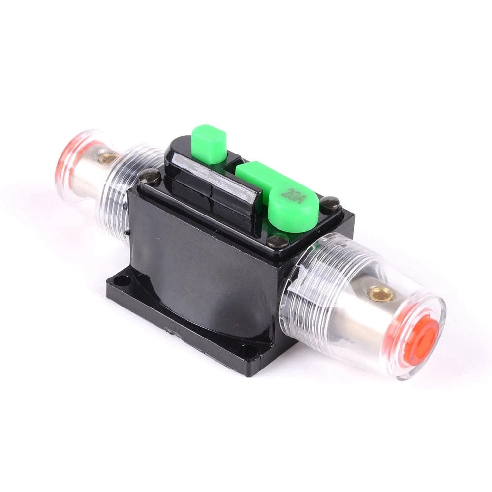 12V 24V 32V 15 Amp 20AMP 30A In Line Circuit Breaker Solar Stereo Audio ...