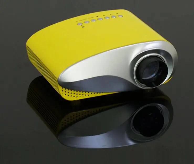 Multi media Mini Portable RD 802 YELLOW LED Projection Micro Home ...