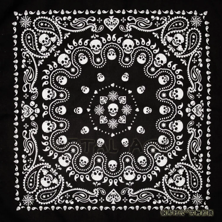 Metal-Age-Skull-Paisley-Hiphop-bandana-durag-street-culture-gangsta ...