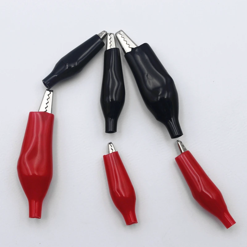 20pcs Large Size Alligator Clip 4.5cm Red Or Black Size 45mm Crocodile ...