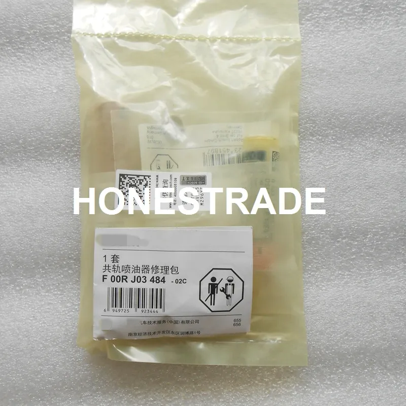 original and new common rail injector repair kits F00RJ03484 (including ...