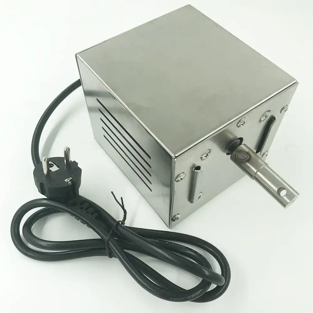 Electric Stainless Steel Rotating Barbecue BBQ Grill Roaster Spit ...
