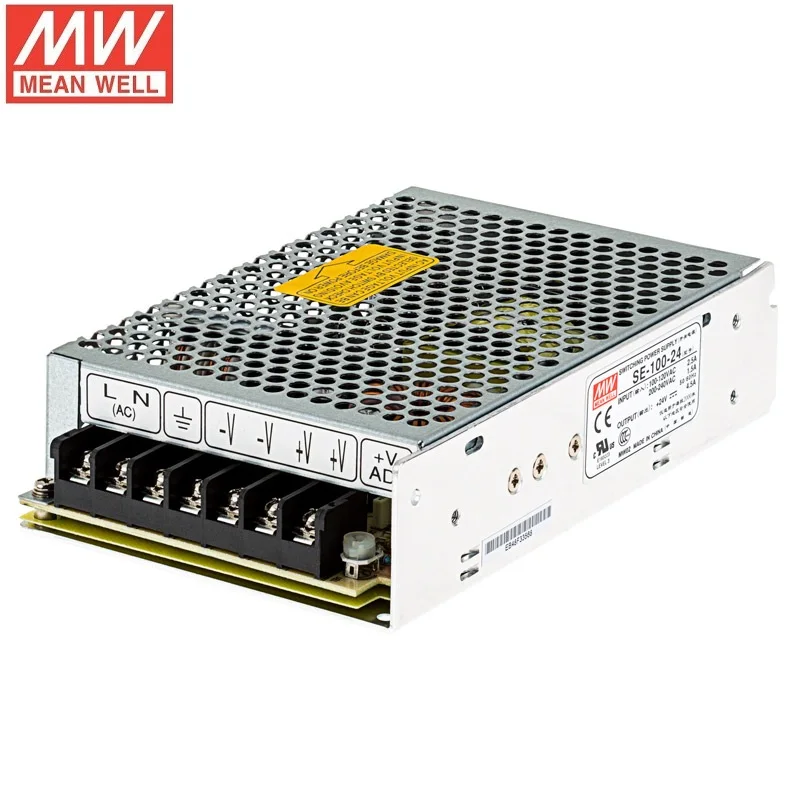 SE 100 24 100W 24V Meanwell 24v 100w power supply CE UL approved-in ...