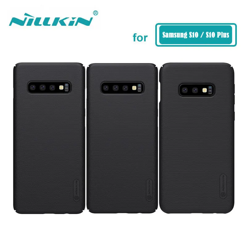 For-Samsung-S10-Plus-Case-Nillkin-Frosted-Shield-PC-Hard-Back-Cover-for ...