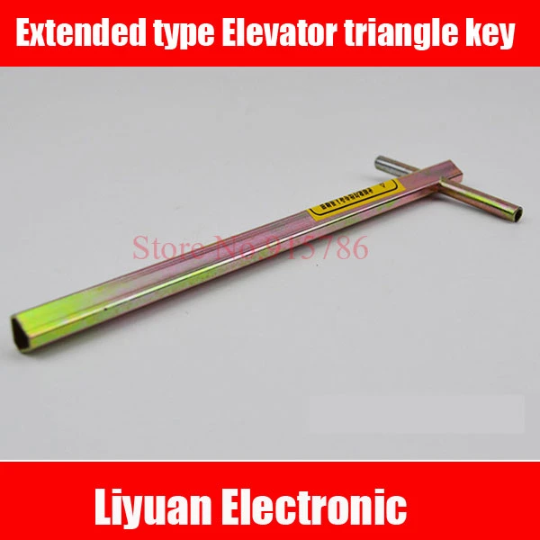 1pcs 100mm Extended Type Elevator Triangle Key / Professional Triangle ...