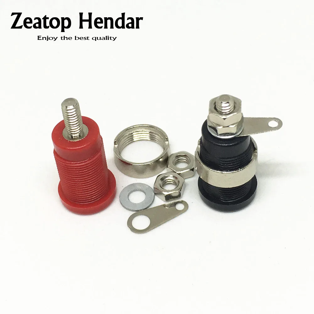 10pcs Multimeter Instrument 4mm Binding Post Banana Socket Panel Mount ...