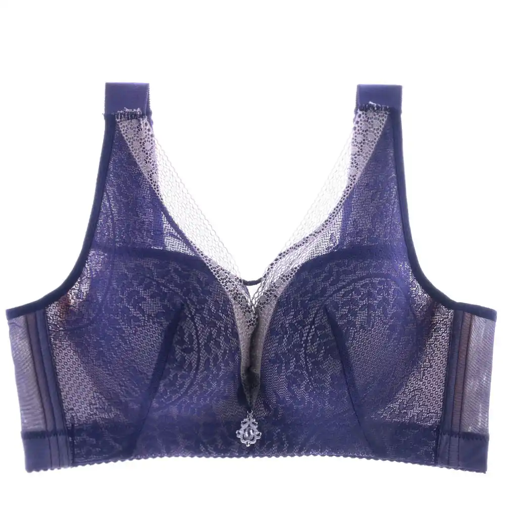 Plus Size Bra 120 52 50 48 46 C D DD E Cup No Rims Push Up Big Size ...