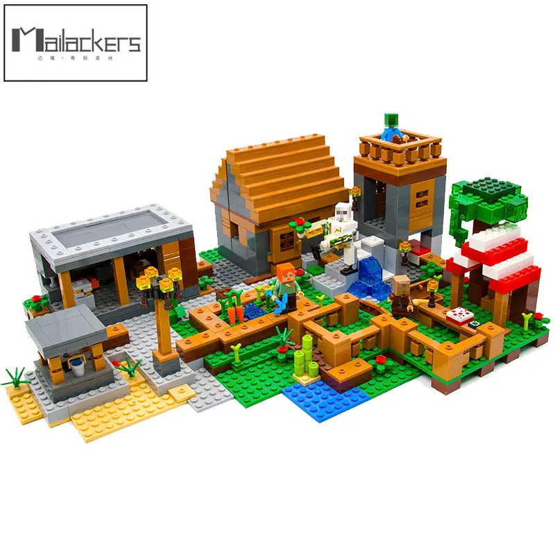 Minecraft Building Blocks The Village Alex My World farming adventure ...