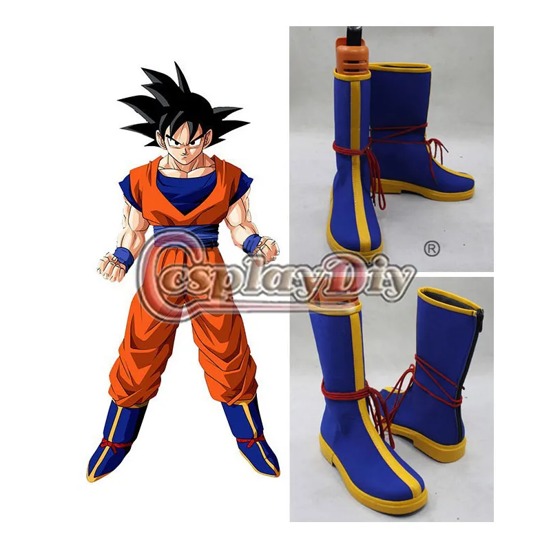 Dragon Ball Son Goku Kakarotto Cosplay Botas Cosplay Shoes Boots Por ...