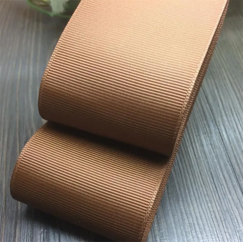 2'' width (50mm) solid color Grosgrain Ribbon Tape DIY Garment bag shoe ...