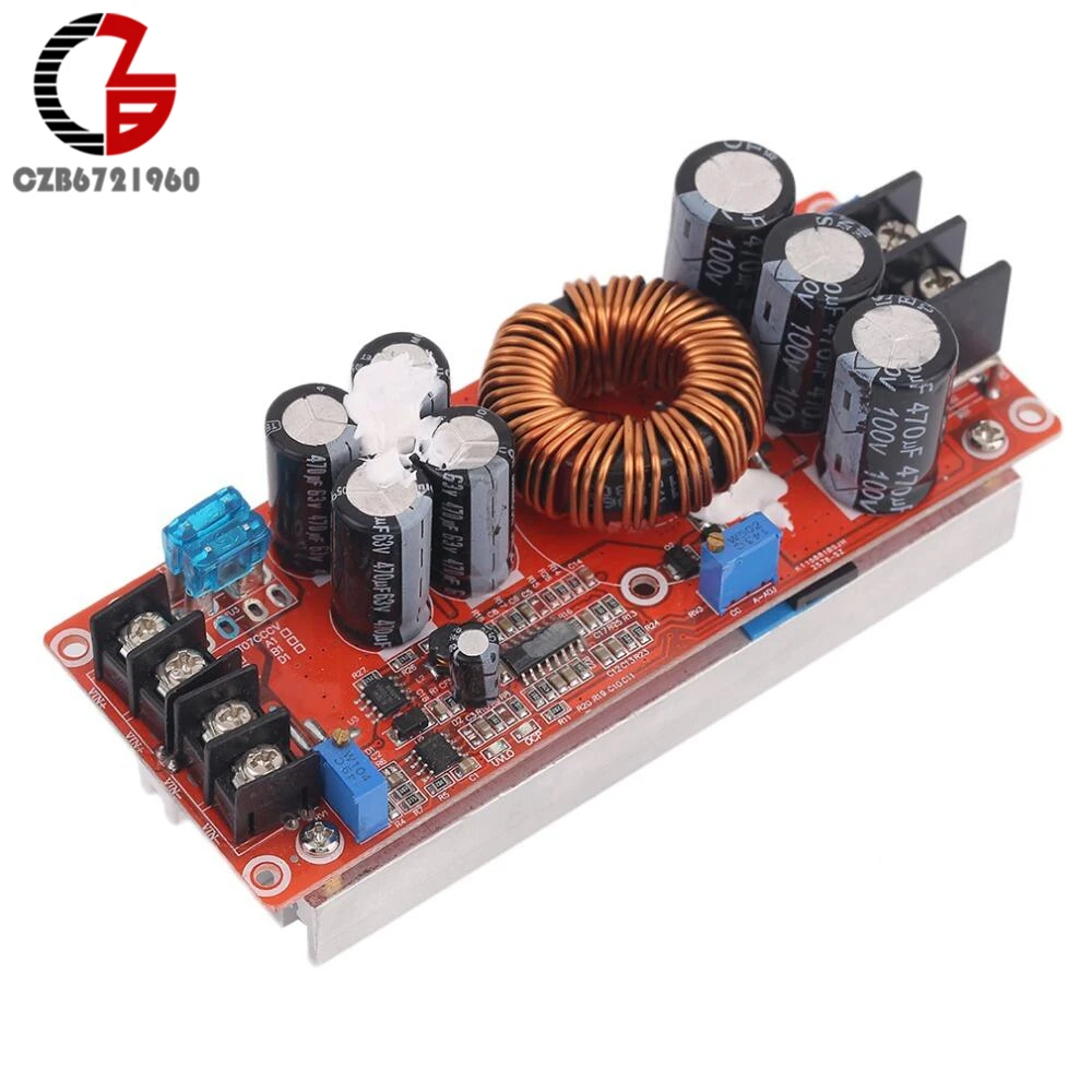 20A 1200W DC Boost Converter Step Up Power Supply 8 60V to 12 83V 24V ...