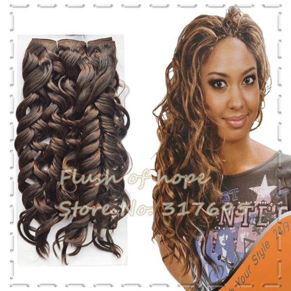 Premium Quliaty Noble Gold Fiona Curly Synthetic Hair Extensions Long ...