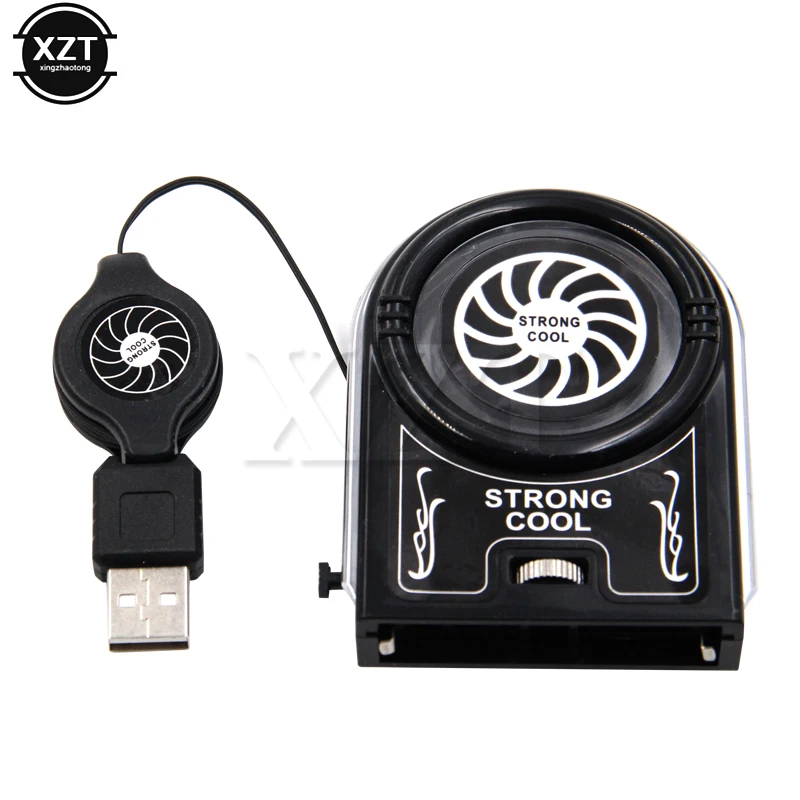 USB Notebook Laptop Cooling Cooler Fan Pad Mini Vacuum Strong Cool Air ...