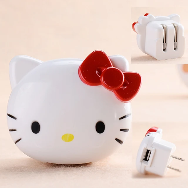 Hello Kitty 1 Port USB Wall Home Travel Charger Plug Power Adapter with ...