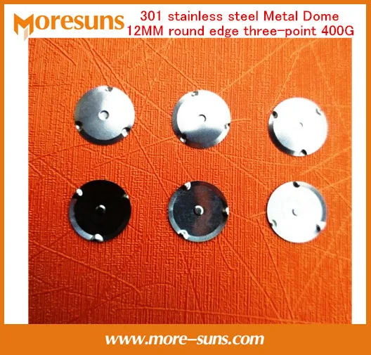 Free-Ship-100pcs-Custom-301-stainless-steel-Metal-Dome-Switch-12MM ...