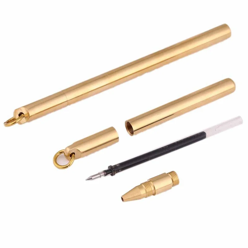EDC-Tool-Retro-Metal-Signature-Pen-Pure-Brass-Ball-Retro-Pen-Manual-EDC ...