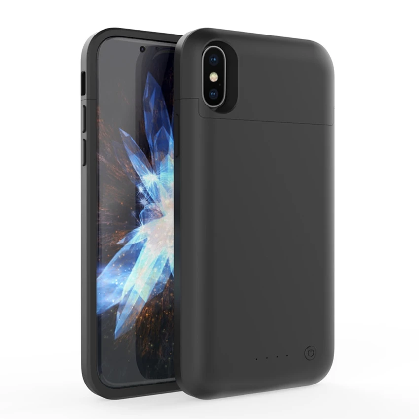 External Power Bank For iPhone X Protable Battery Charging Backup back ...
