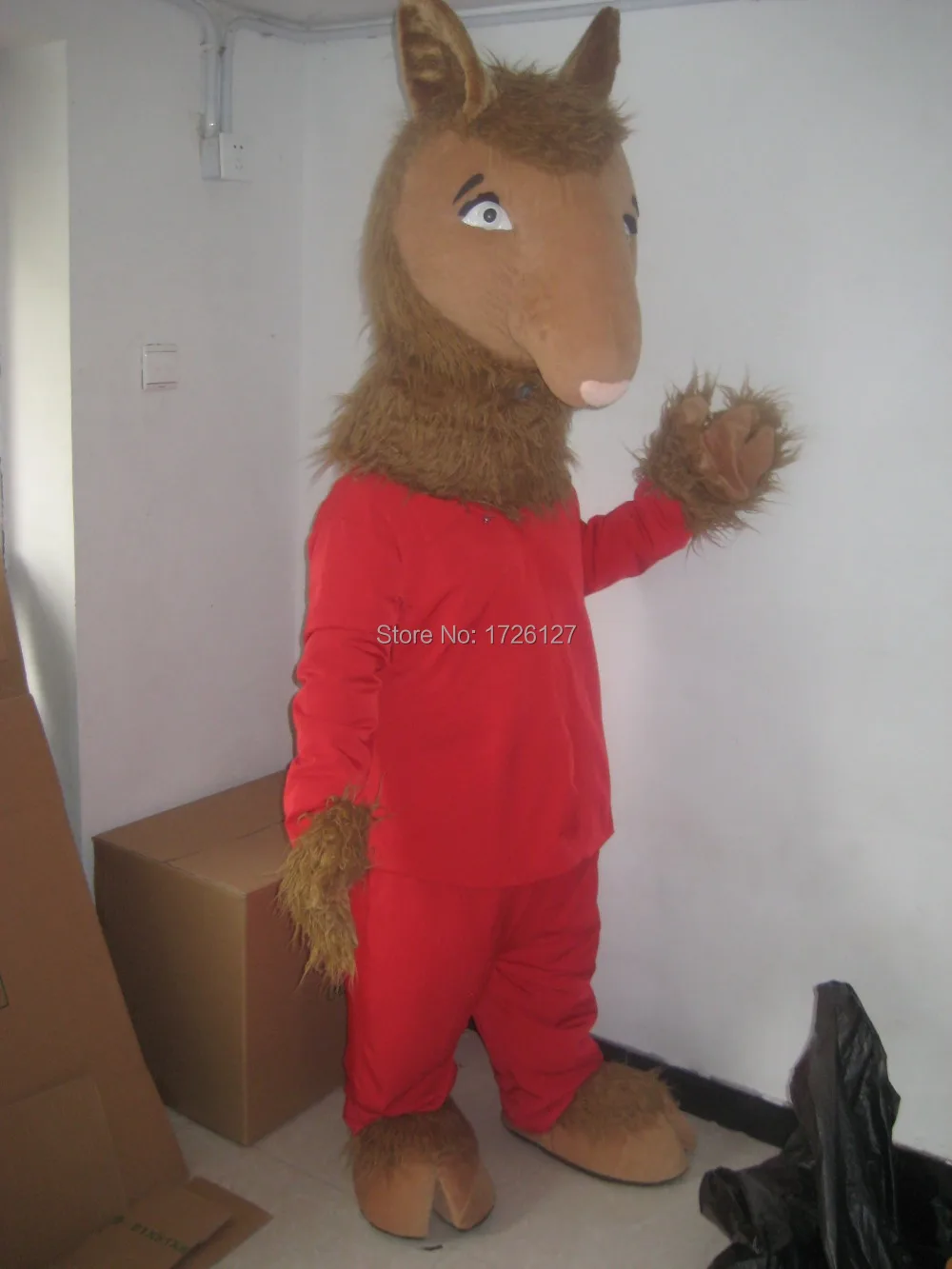Mascot The Llama Llama Red Pajama Mascot Costume Custom Fancy Costume ...