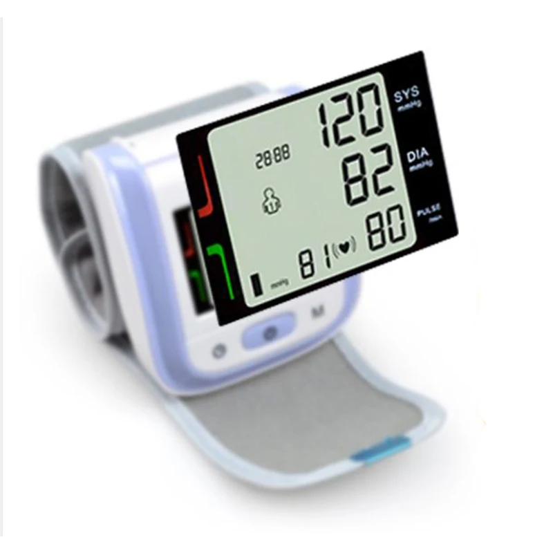 Health Care Automatic Digital LCD Wrist Blood Pressure Monitor For health-care-automatic-digital-lcd-wrist-blood-pressure-monitor-for