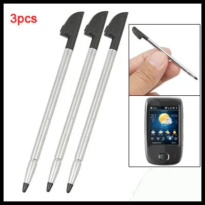Free-shipping-3-Pcs-Round-Black-Plastic-Point-Tip-Stylus-Pen-for-HTC ...