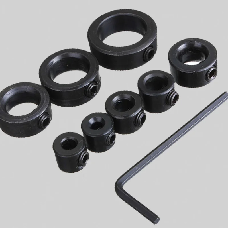 4lot-3-16MM-Drill-Bit-Shaft-Depth-Stop-Collars-Ring-Set-Wood-Drills-4pc ...