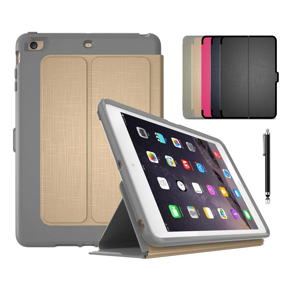 XSKEMP Para iPad mini 4 7.9 A1538 A1550 Premium Folio Virar PU LEATHER ...