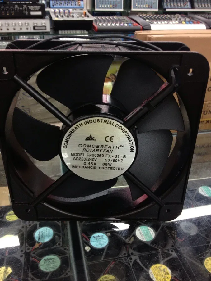 Sanxie fp 20060ex s1 b ball bearing cooling fan 20cm 220v 0.45a 65w|fan ...