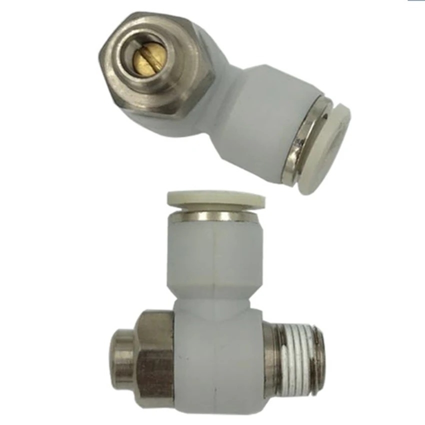 1pcs Pneumatic Air Fitting Air Speed Control Fitting SCA4 M5 4mm M5 ...