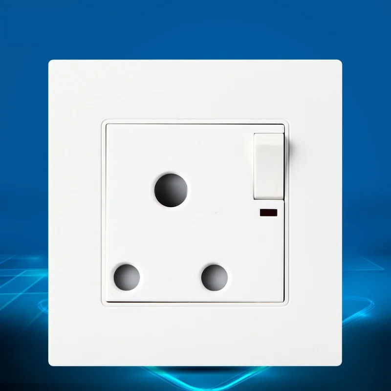 Large-South-African-Socket-UK-Standard-with-1Gang-1-Way-Switch-250V-15A ...
