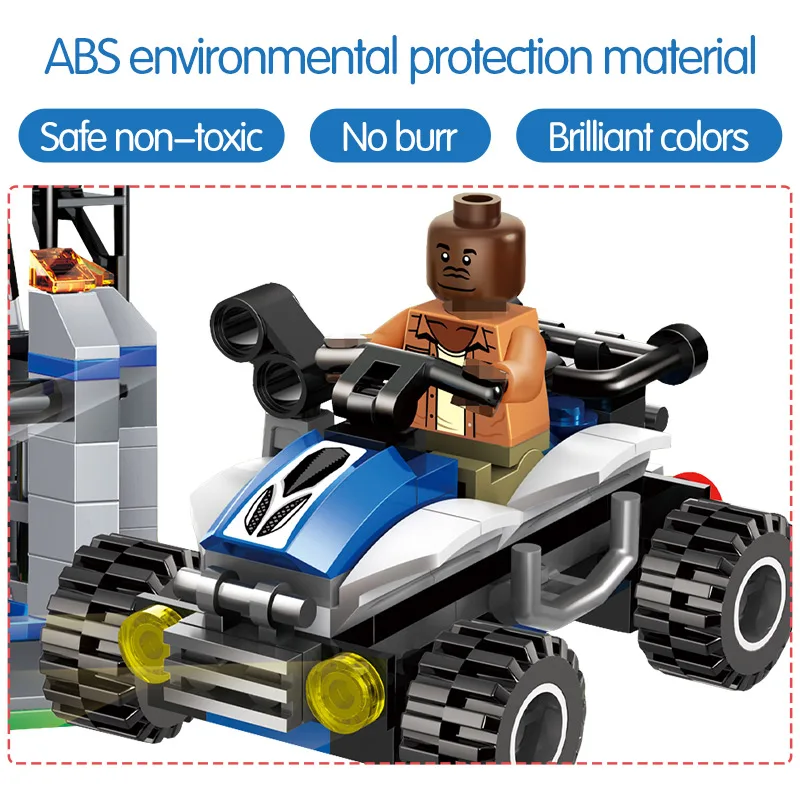 Jurassic World 2 Blocks Jurassic Park Dinosaur Transport Tyrannosaurus ...
