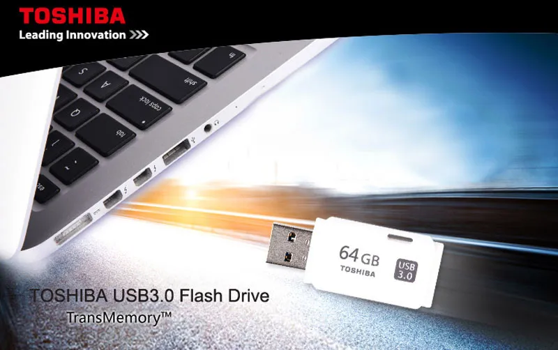 TOSHIBA U301 USB3.0 флеш-накопитель 64 ГБ 32 ГБ флеш-накопитель Флешка водонепроницаемый пластик ...