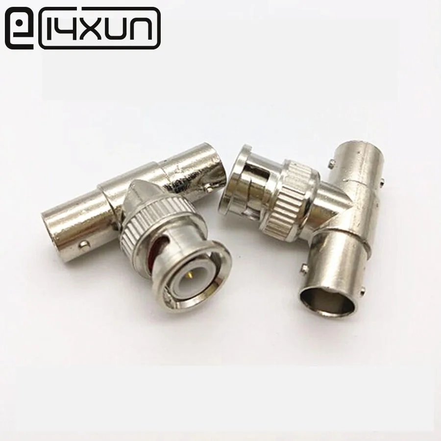 Eclyxun 1pcs Bnc T Connector 1 Bnc Male To 2 Bnc Female Video Splitter