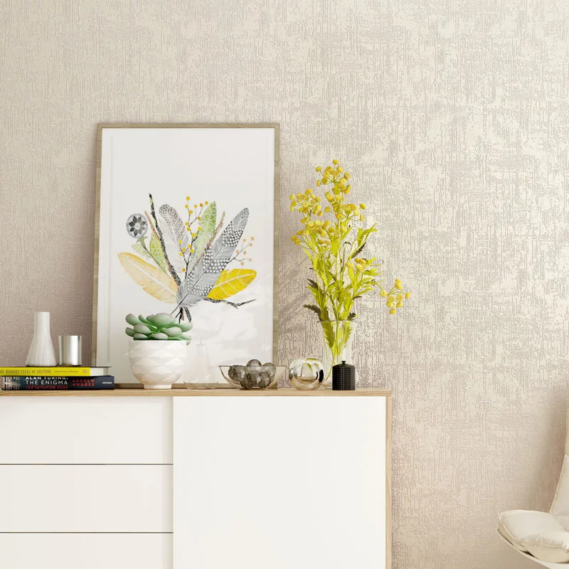 beibehang Modern minimalist 3D wall paper pressure relief full plain ...