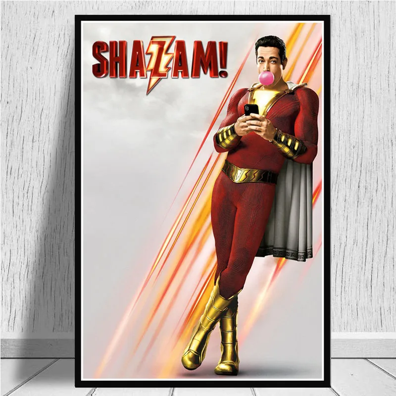 Shazam! 2019 Movie DC Superhero Movie Anime Pop Comic Poster And Prints ...