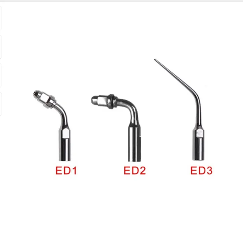 3pc Dental Endo tips ED1 ED2 ED3 Fit for DTE SATELE NSK Ultrasonic ...