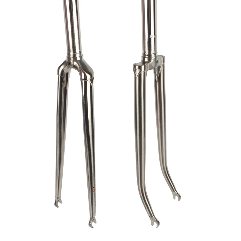 TSUNAMI-Chrome-Forks-for-Road-Bike-Chromoly-Steel-4130-700C-Rigid-Fork ...