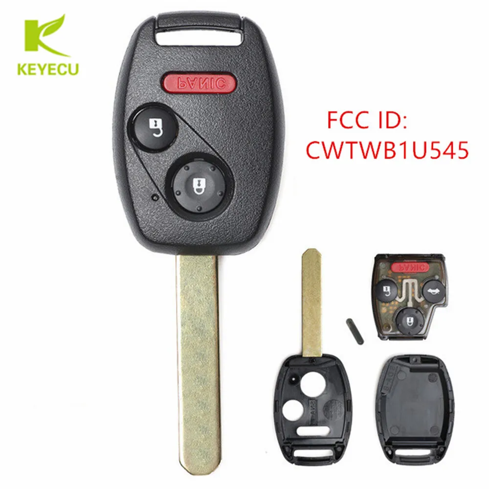 KEYECU New Replacement Keyless Remote Car Key 313.8MHZ for Honda Pilot ...