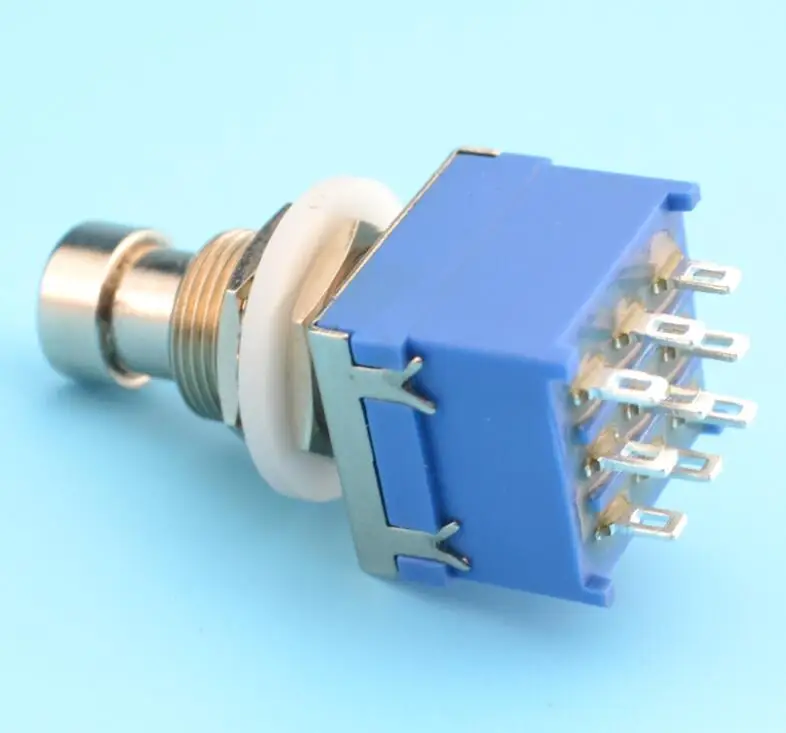 3pdt 9 Pins Guitar Effects Push Button Switch Foot Pedal Switches