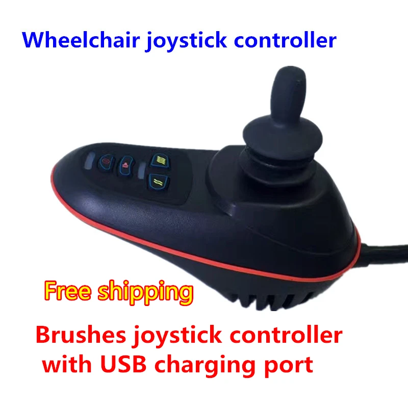 Electric wheelchair scooter joystick controller with USB charging port ...