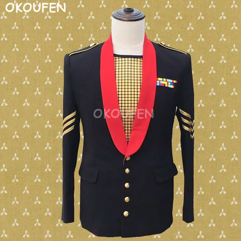 New-Men-s-Fashion-Royal-Suit-Jacket-Costumes-Bar-nightclub-male-singer ...