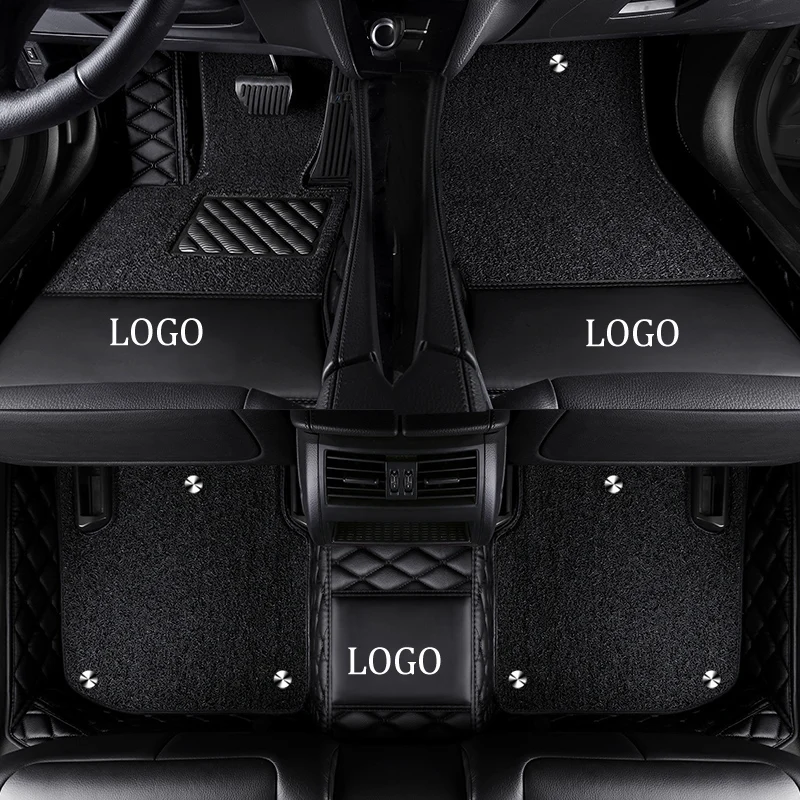 Custom logo fit car floor mats for Porsche Cayenne SUV 911 Cayman Macan ...