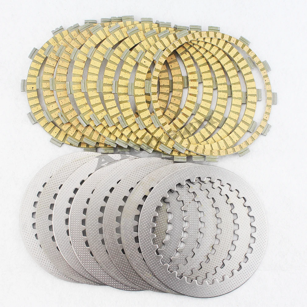 ACZ Motorcycle A Set Engine Parts Clutch Friction Plates Steel Clutch ...