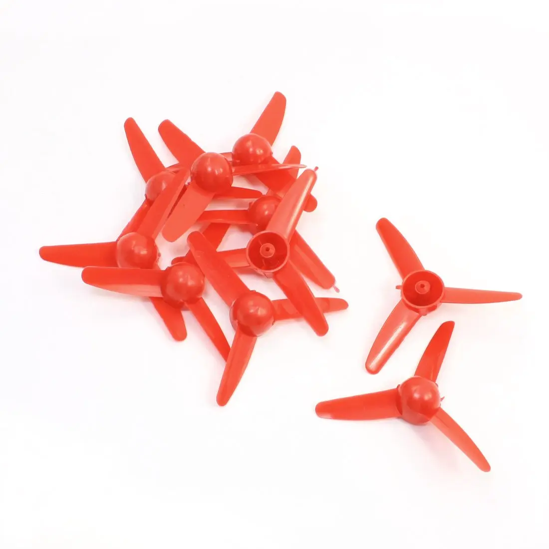 Wind Power Toy Three Blade Red Plastic Propeller 10 Pcs-in Parts ...